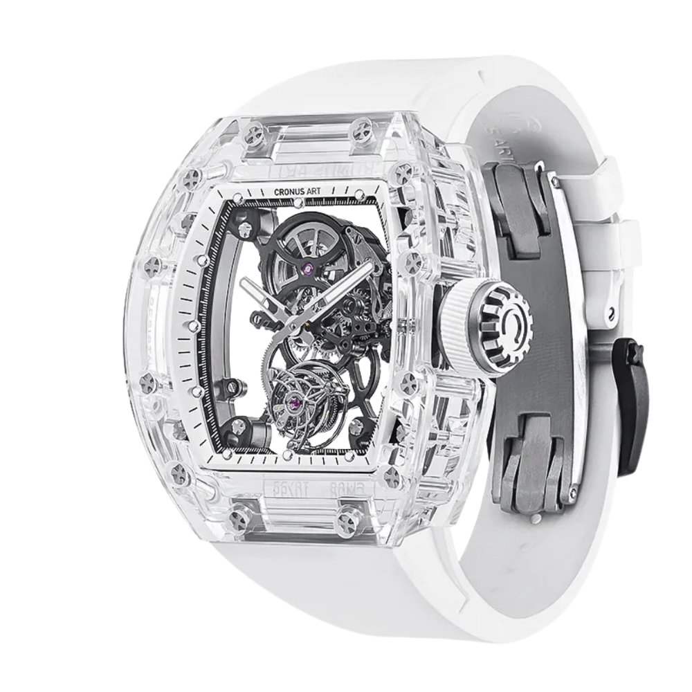 CRONUS ART TOURBILLON SAPPHIRE WHITE – kronometry.id