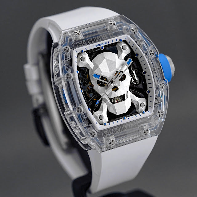 CRONUS ART SKELETON SAPPHIRE WHITE LIMITED EDITION – kronometry.id